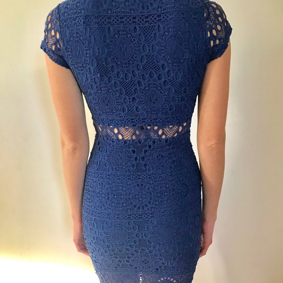 Nightcap | Dresses | Royal Blue Fitted Nightcap Dress | Poshmark